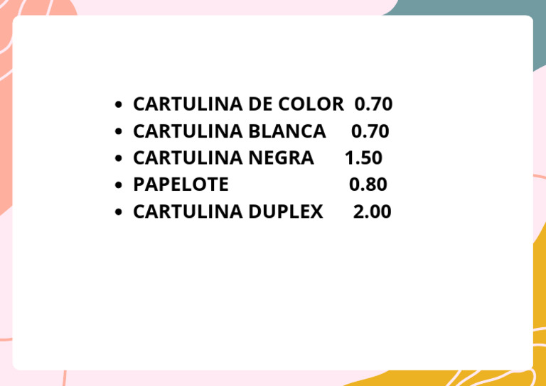 Pastel Cute Blank A4 Document Landscape | PDF