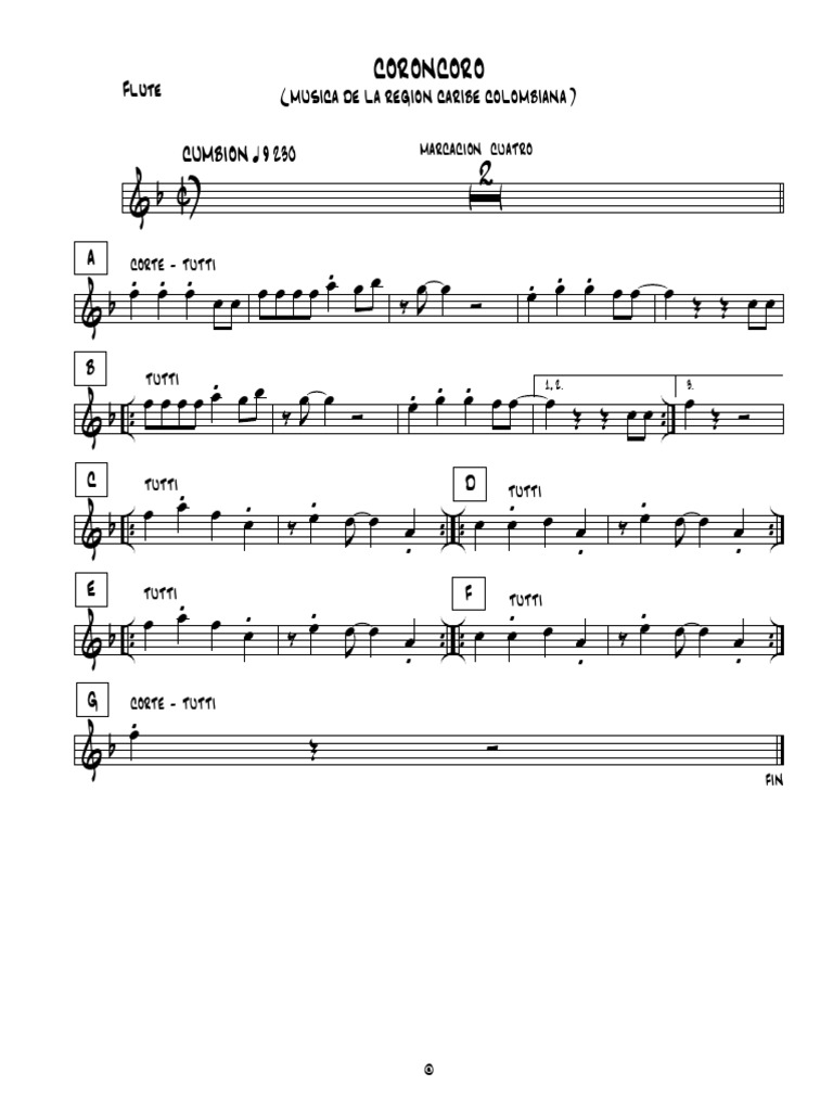 Coroncoro - Flute | PDF