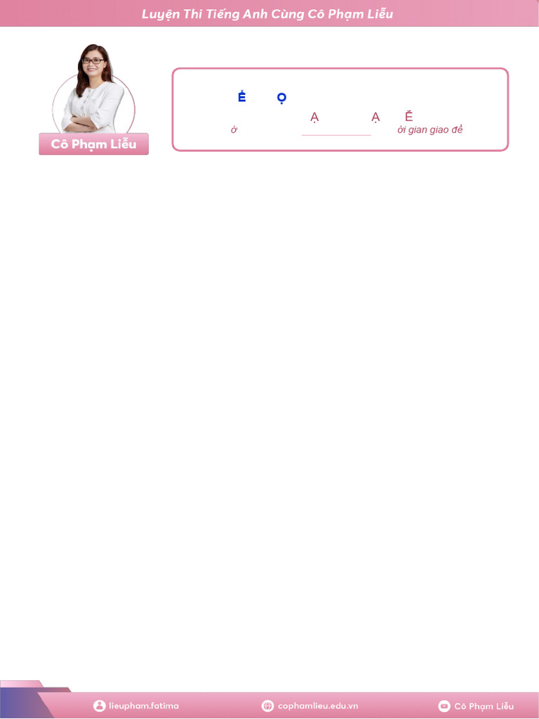 TUYỂN CHỌN 100 CÂU PHRASAL VERBS THƯỜNG GẶP TRONG BÀI THI 3-Đã G P | PDF