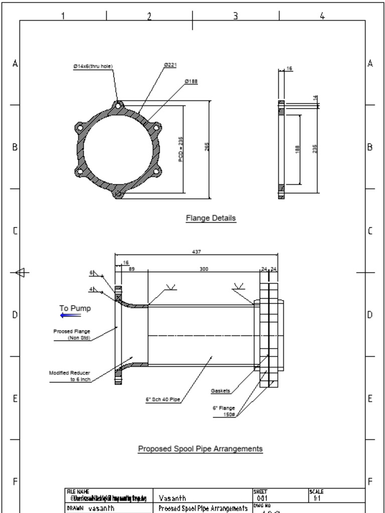 GR Pump Mounting Flange-Model | PDF