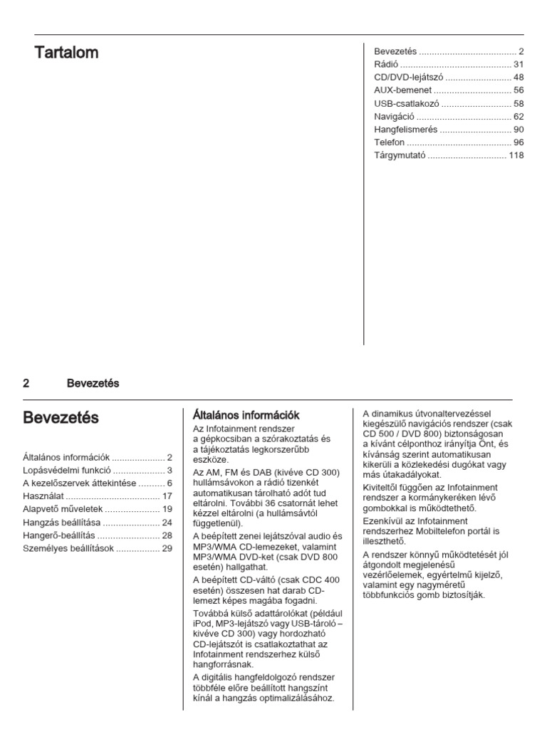 Infotainment_Astra_3_hu | PDF