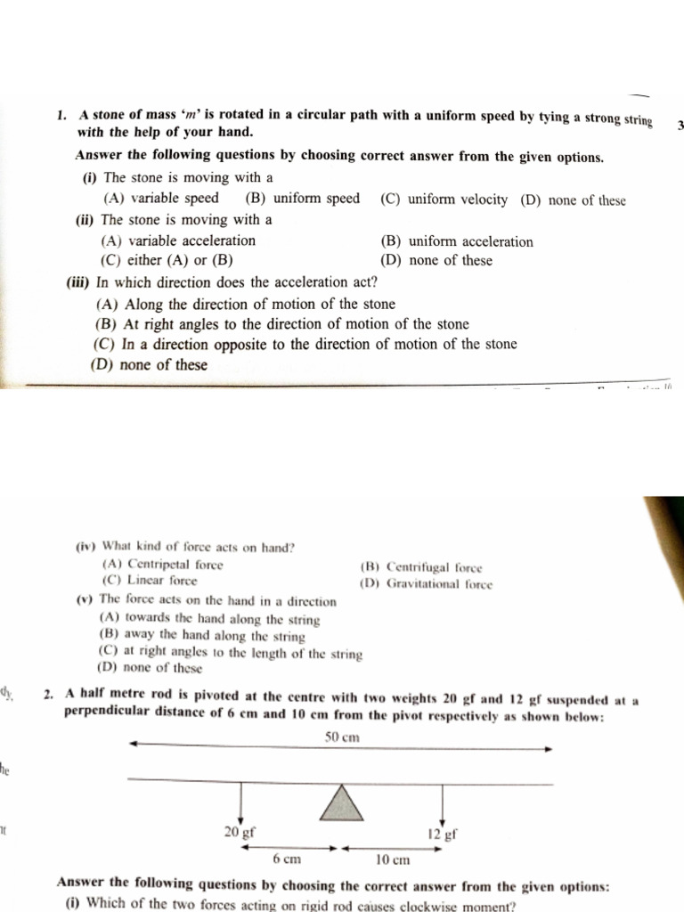 Physics Assignment (Class10) For Summer Vacation | PDF