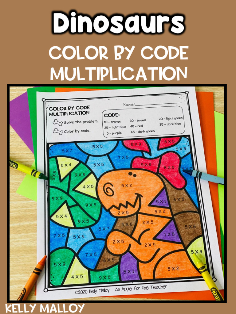 Color by Code Multiplication: Kelly Malloy | PDF | Color