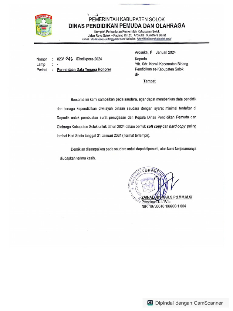 Data Pendidik Dan Tenaga Kependidikan | PDF