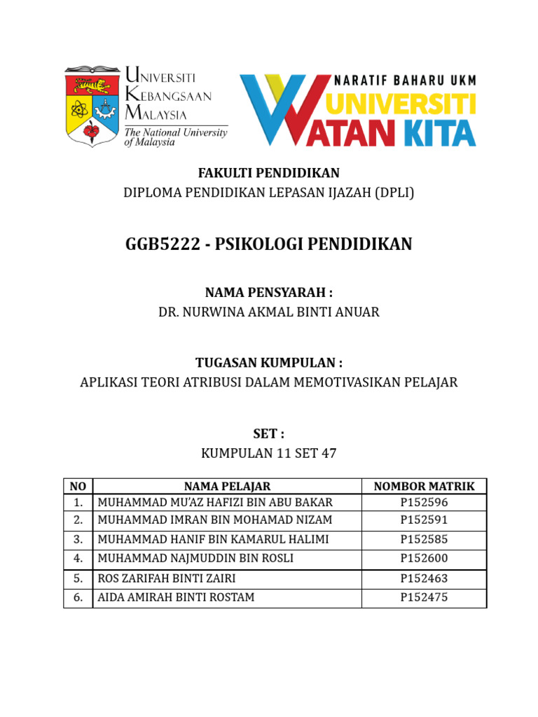 Full Psikologi Assignment g11 | PDF