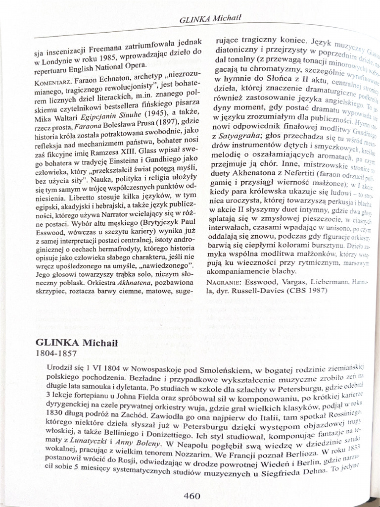 Glinka | PDF