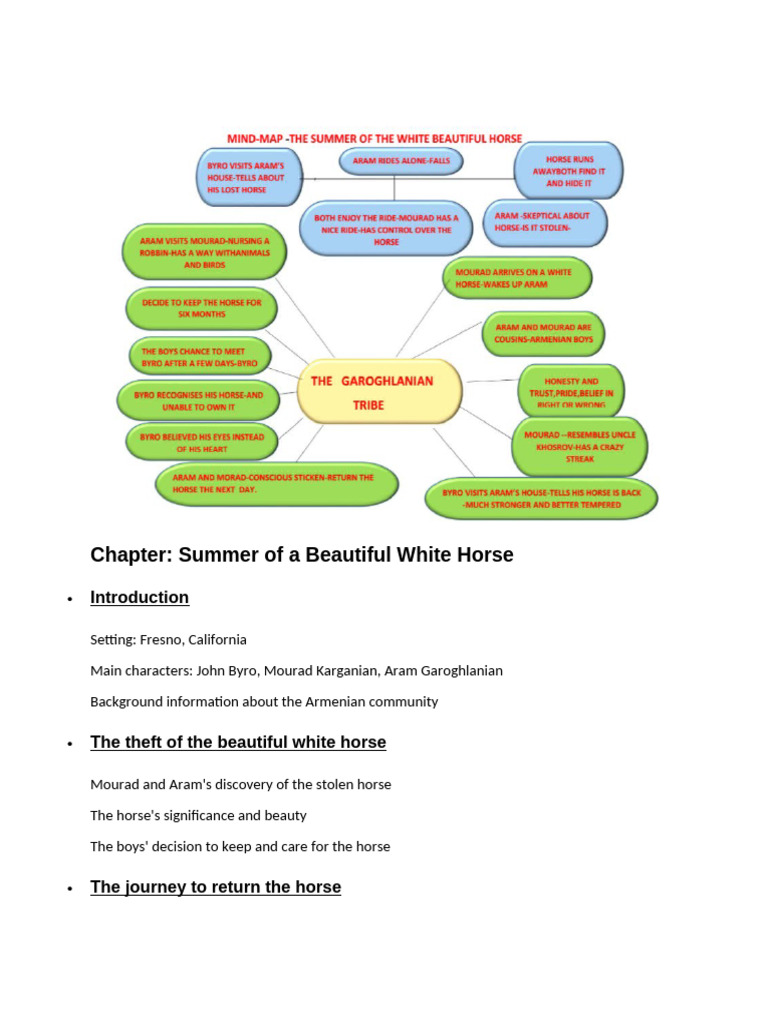 Summer of the Beautiful White Horse | PDF