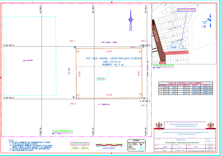 PLANO PERIMETRICO SALON CUMNUNAL-Layout1 | PDF