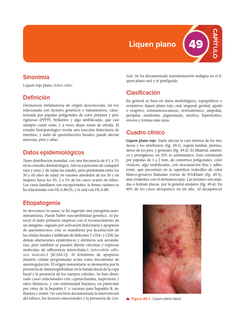 Liquen Plano ARENAS 7 ED-1 | PDF | Sistema inmune | Especialidades Medicas