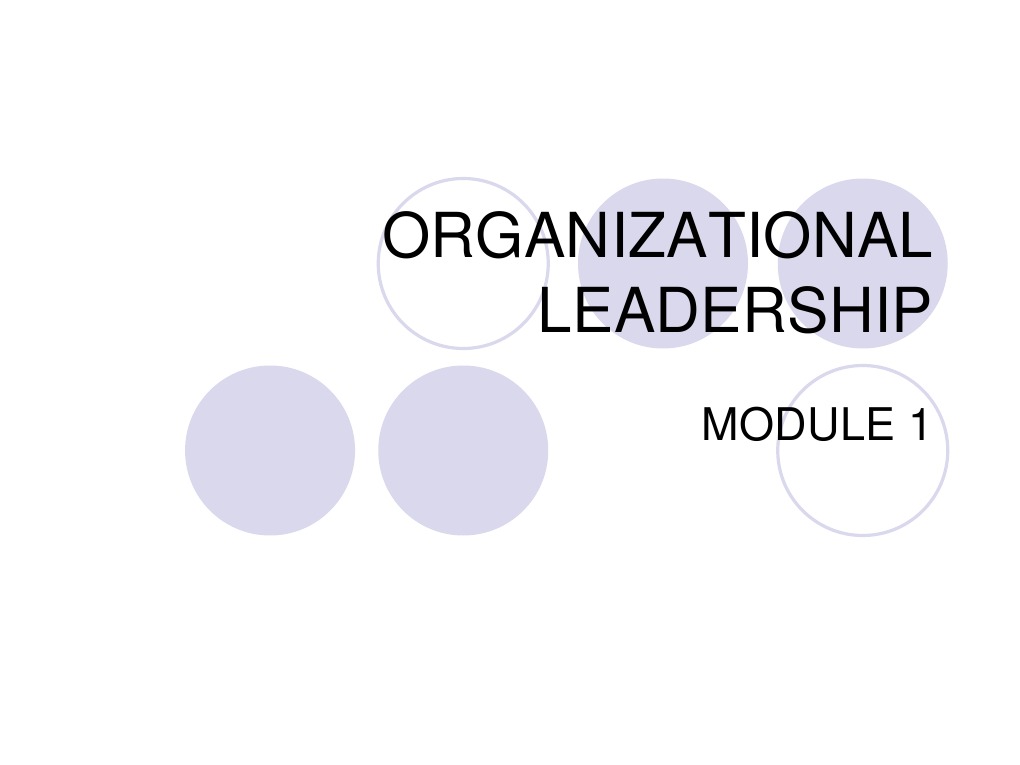 Organizational Leadership Ppt | Leadership | Leadership & Mentoring