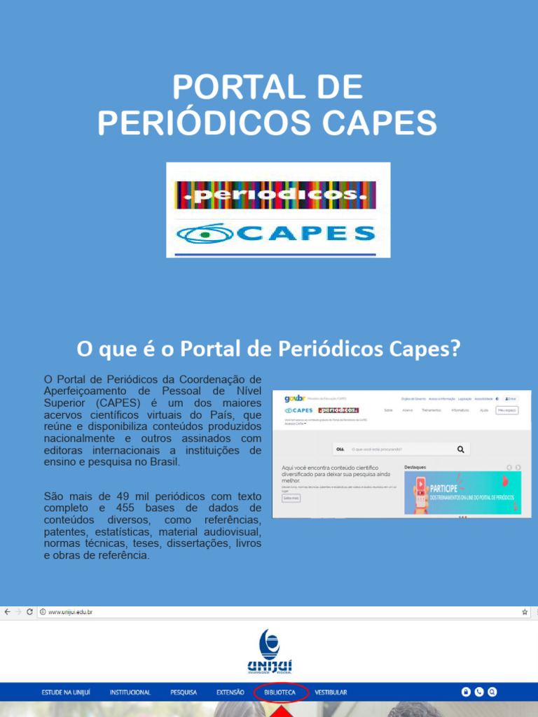 Guia Completo do Portal CAPES | PDF | Livros | Informação