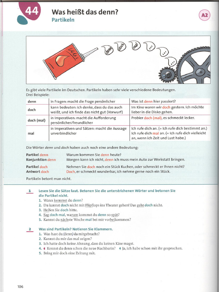 Grammatik Aktiv A1 B1 Pages 51 | PDF