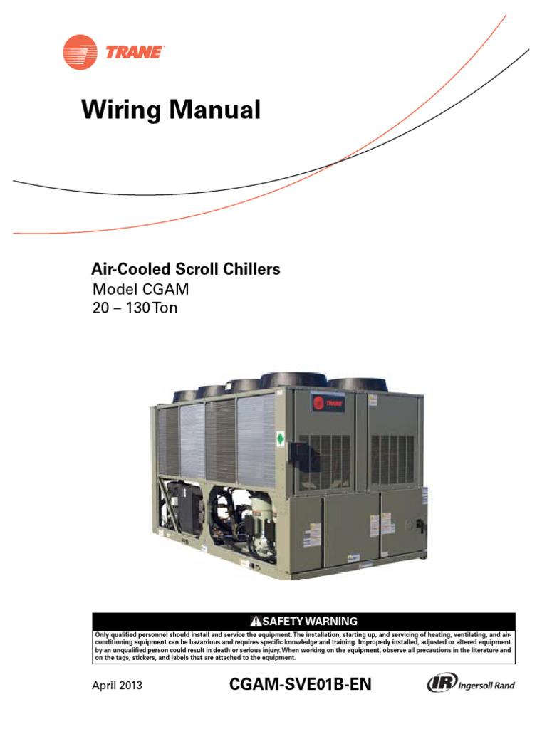 CGAM Chiller Wiring Manual Overview | PDF | Chlorofluorocarbon ...