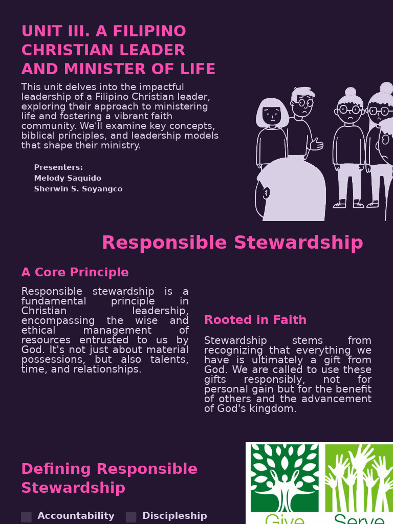 Unit III A Filipino Christian Leader and Minister of Life | PDF | Leadership | Jesus