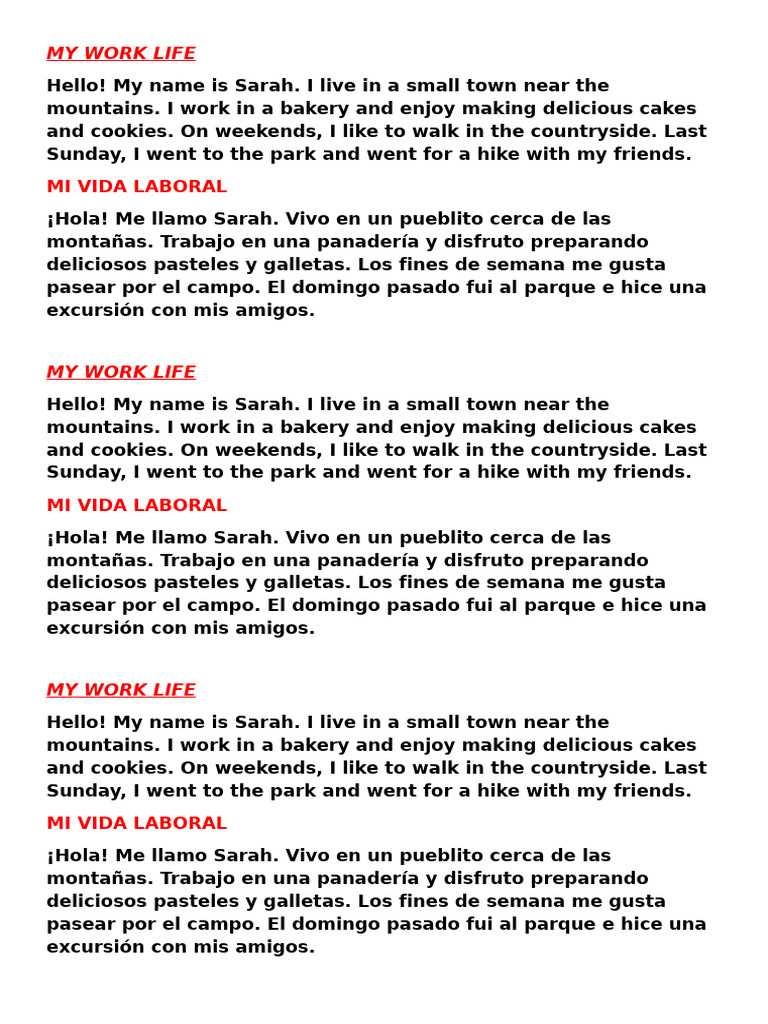 My Work Life | PDF