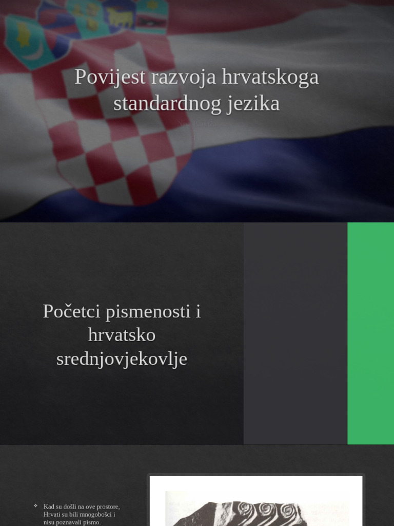 Povijest Razvoja Hrvatskog Standardnog Jezika-1 | PDF