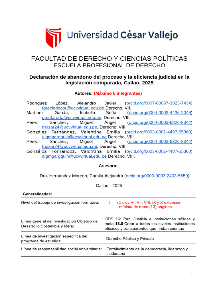 Plantilla para TIF Nivel III v2 (Ok) | PDF | Caso de ley | Datos