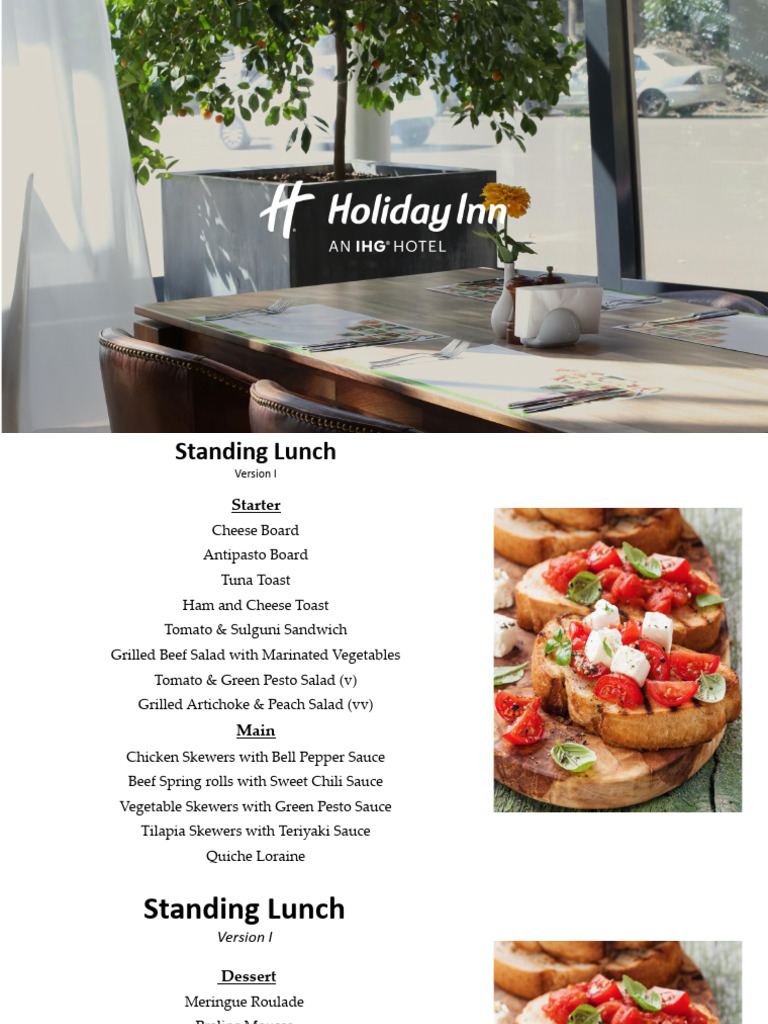 Working Standing Lunch 1 | PDF