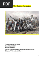 Haitian Revolution Timeline | PDF | History
