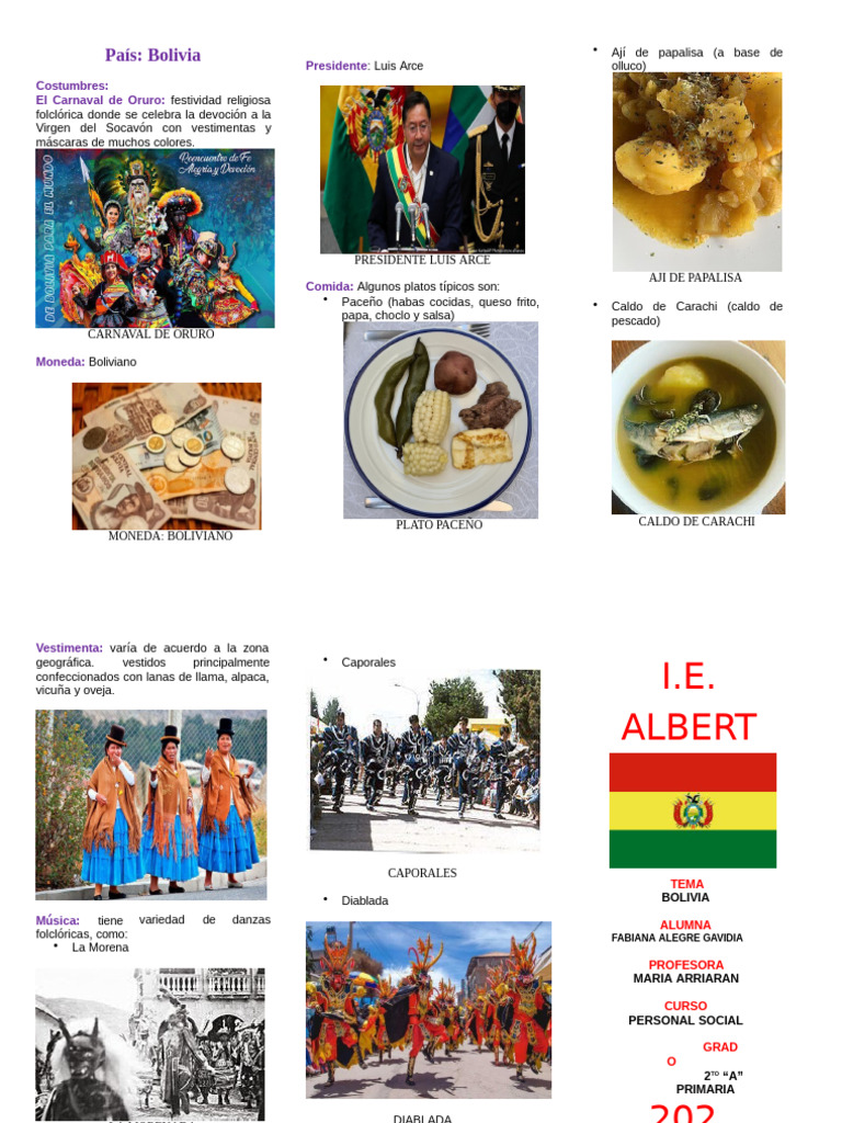 Costumbres y cultura de Bolivia | PDF | Bolivia