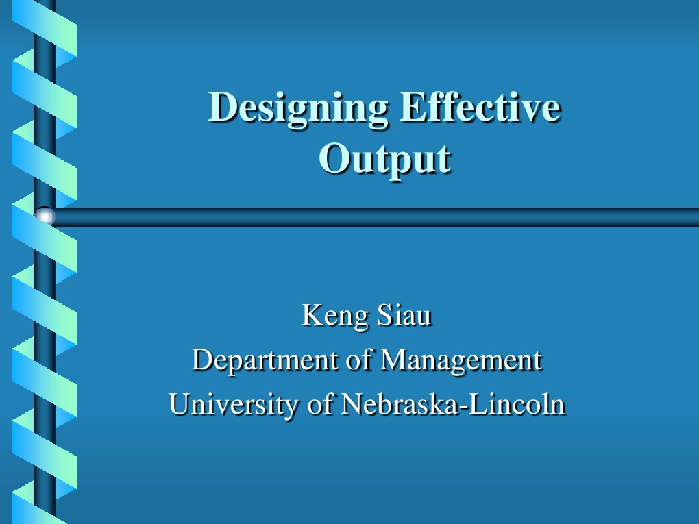 Chapter15 Output Design Vi | PDF | Computers