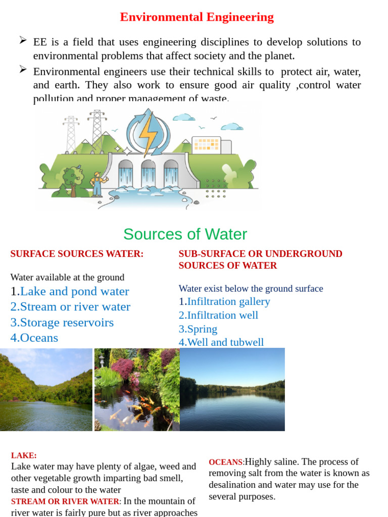 Ppt 7 Bce Environmental Engineering | PDF | Water | Groundwater