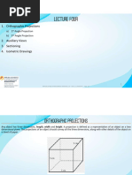 Chapter 6 - ORTHOGRAPHIC PROJECTION | PDF | Geometry | Classical Geometry