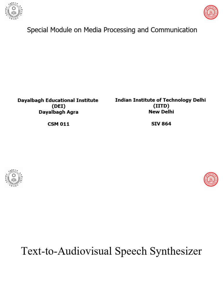 session-24-low-bandwidth | PDF | Speech Synthesis | Computing