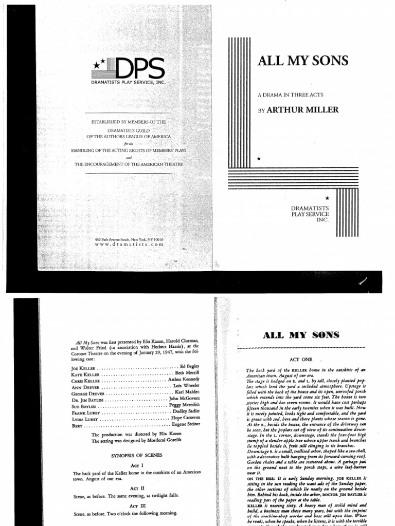 All My Sons | PDF