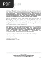 Modelo Solicitacao de Laudo Medico | PDF