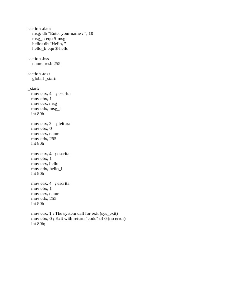 SolicitaImprime.asm | PDF