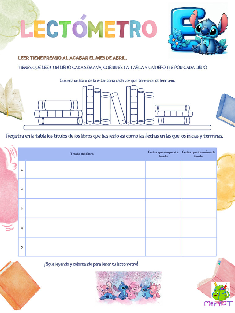Registro de Lectura Semanal | PDF