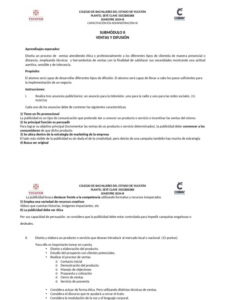 Submódulo II Capacitación en Administración 1502 | PDF | Publicidad | Comunicación humana