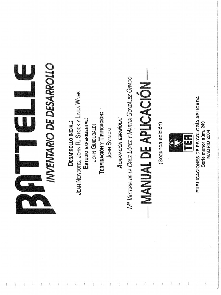 BATTELLE Manual de Aplicacion | PDF