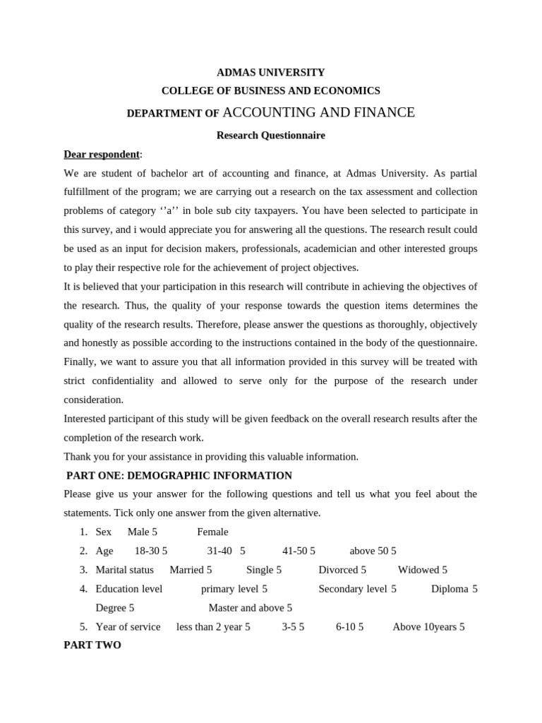 Questioner Acounting Degree | PDF | Taxes | Economies