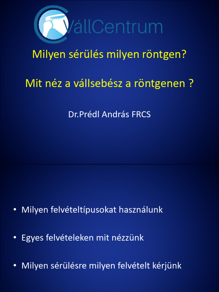 Váll RTG Balatonfenyves 2021 Augusztus | PDF