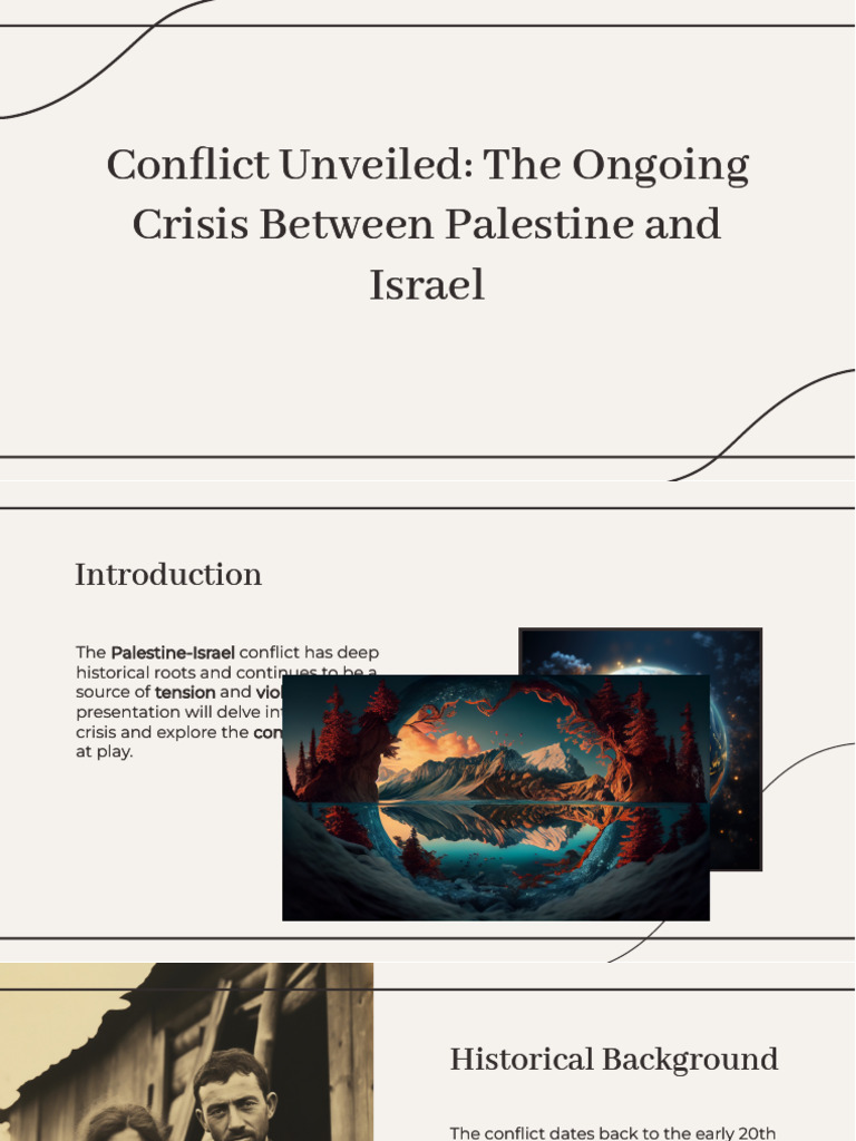 Slidesgo Conflict Unveiled The Ongoing Crisis Between Palestine and ...
