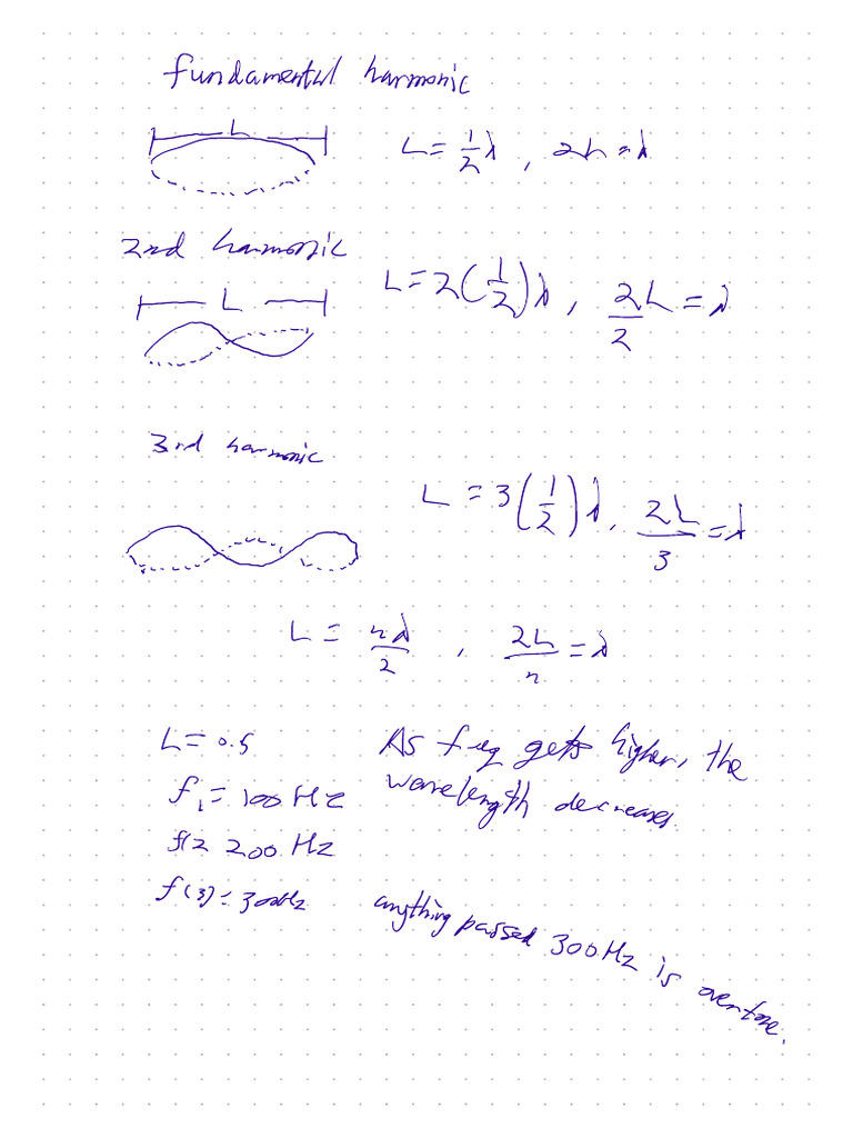 Stationary Waves | PDF