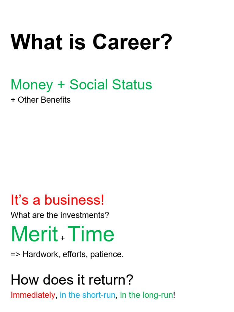 Career | PDF