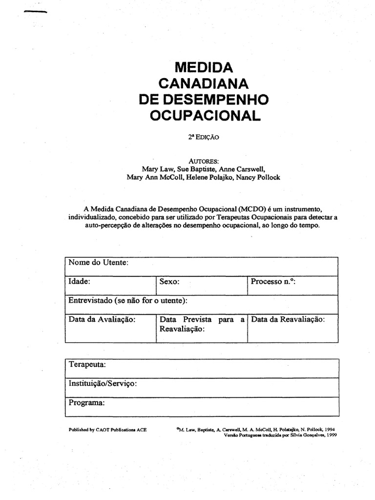 MCDO. Folha Rosto | PDF