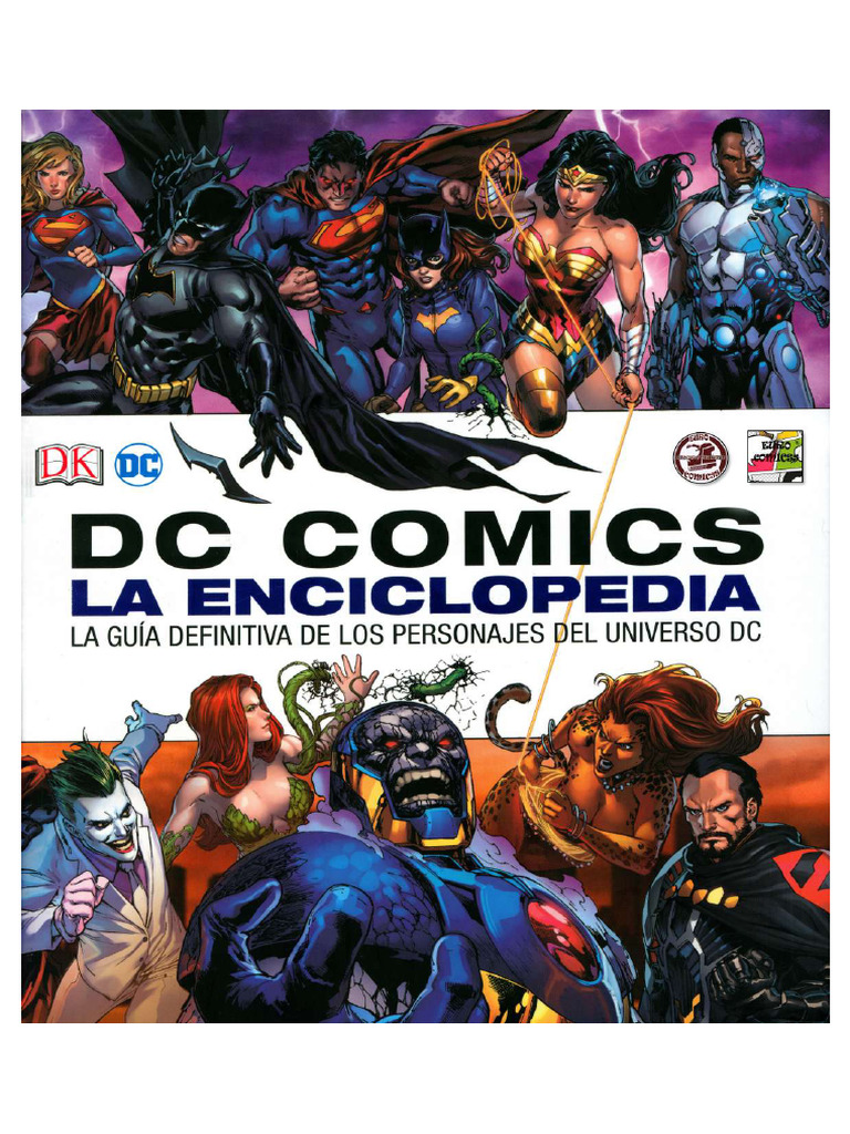 DC Comics La Enciclopedia (2017) (DK Ediciones) Portada, Índice de ...