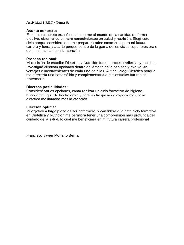 Actividad 1 RET | PDF
