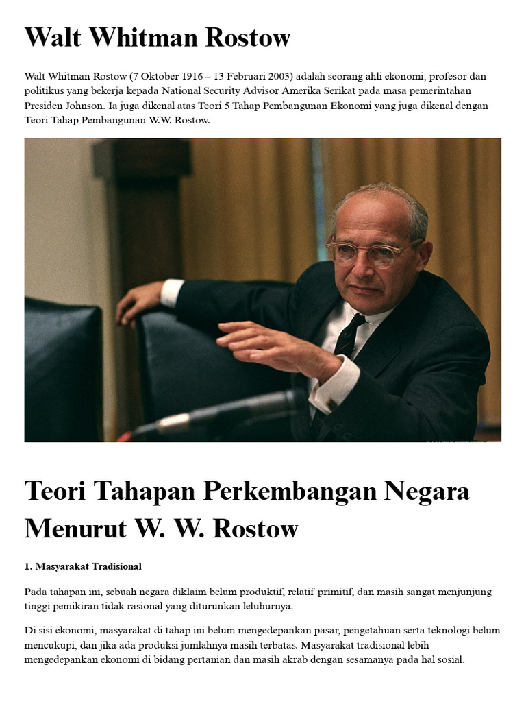 Walt Whitman Rostow - 20250107 - 211151 - 0000 | PDF