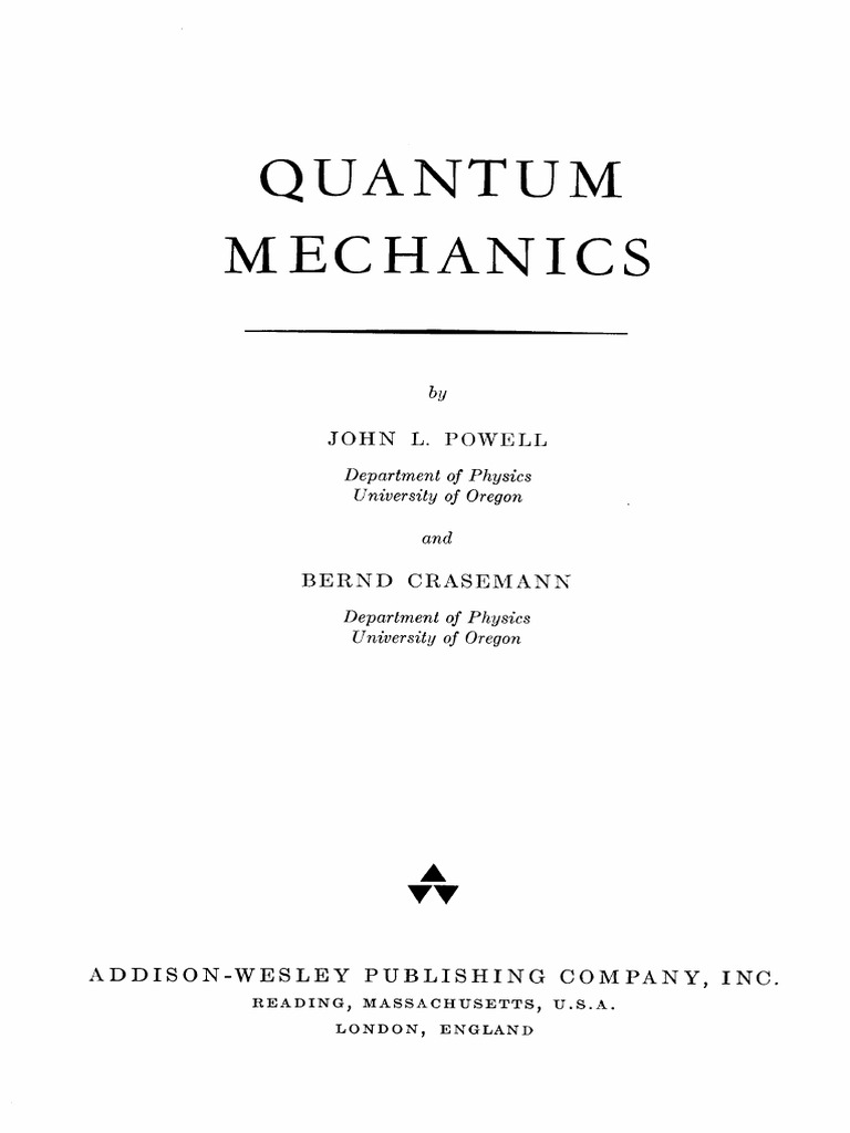 John L. Powell Bernd Crasemann | PDF