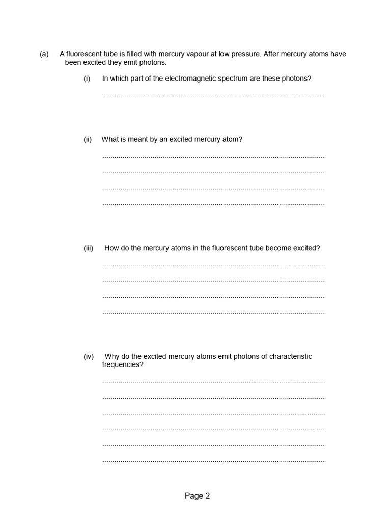 Collisions of Electrons with Atoms QP | PDF | Electron | Atoms