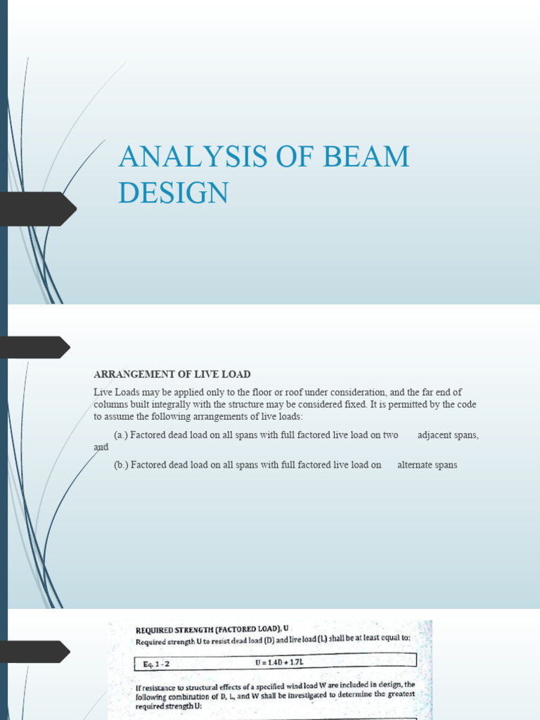 analysis of beam design | PDF
