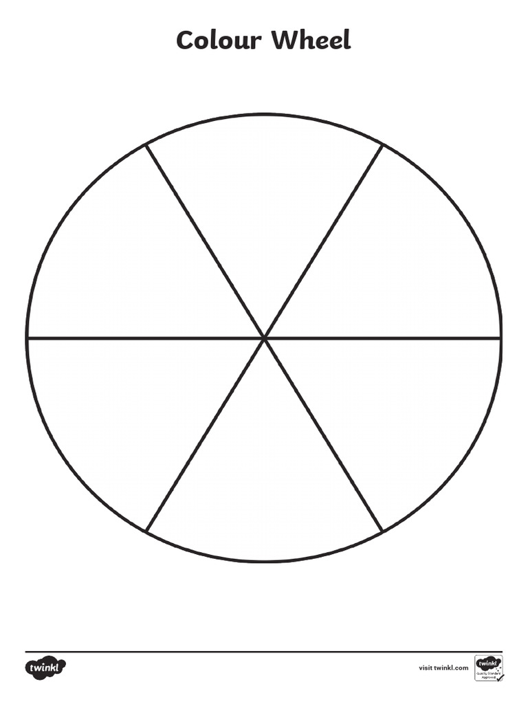 Colour Wheel Activity Sheet | PDF