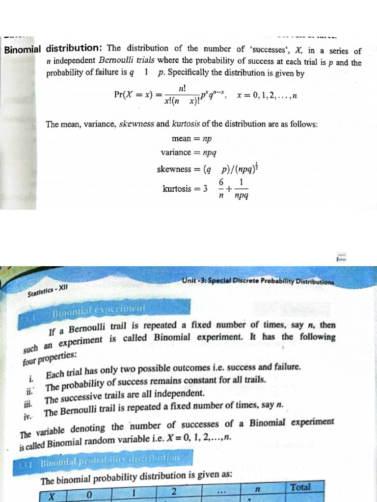 Binomial Distribution | PDF