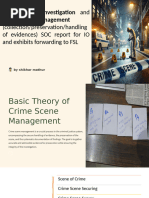 7 Basic Steps of Crime Scene Investigation | PDF | Crime Scene ...