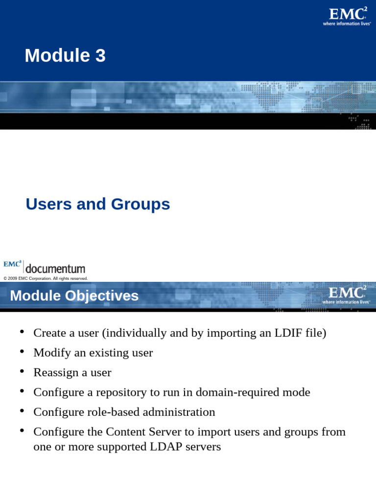 User Management in Documentum Systems | PDF | Information Technology ...